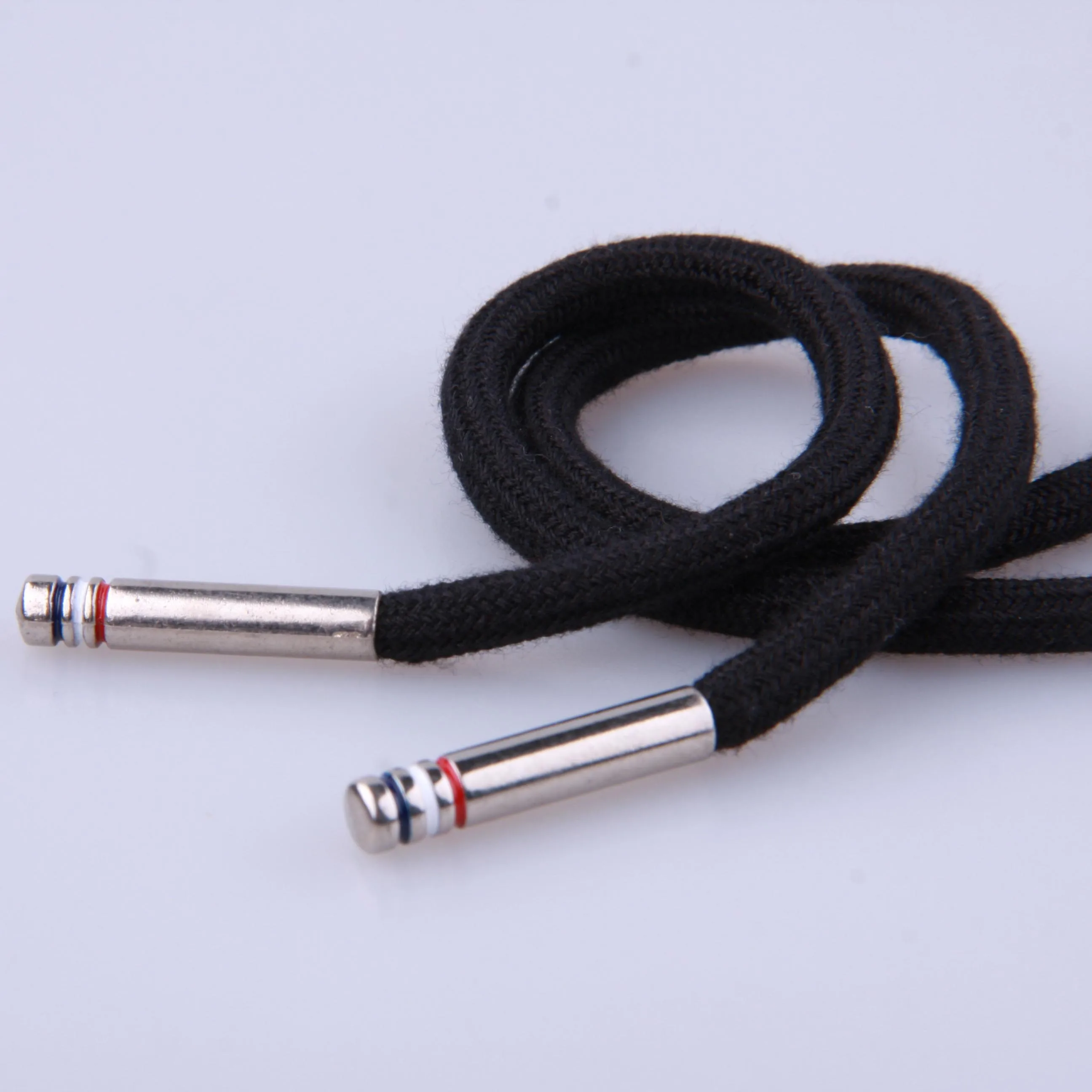 Flat Drawstring Cord With Metal Tip Drawcord For Garment - Buy Flat ...