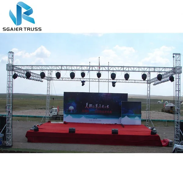 Sgaier Aluminum Dome Roof Truss Stage for Concerts - Durable, Modular ...