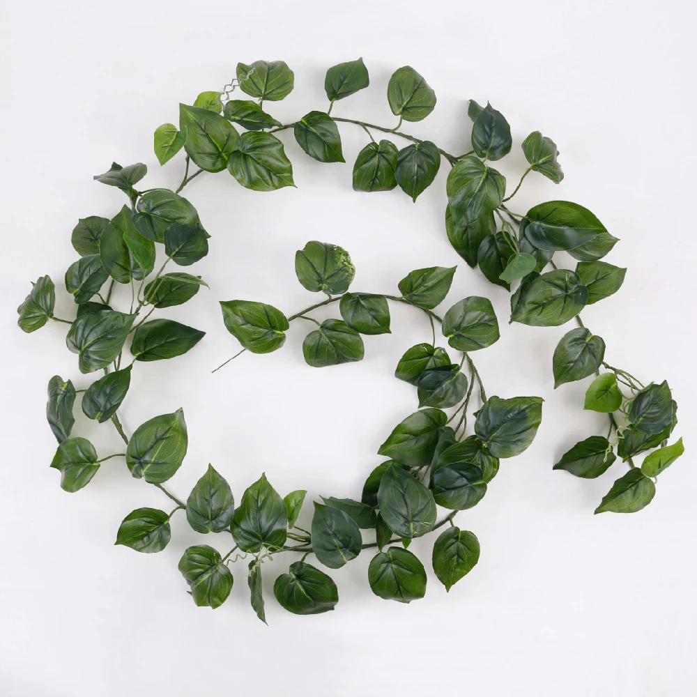 Oem New Coming Plastic Garland Greenery Green Pathos Hanging Plant ...