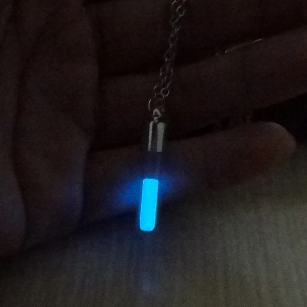 2021 Fashion Halloween Gift Luminous Hollow Luminous Pendant Necklace ...