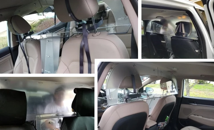 Vonvik New Clear Plexiglass Partitions Acrylic Dividers For Car Taxi ...