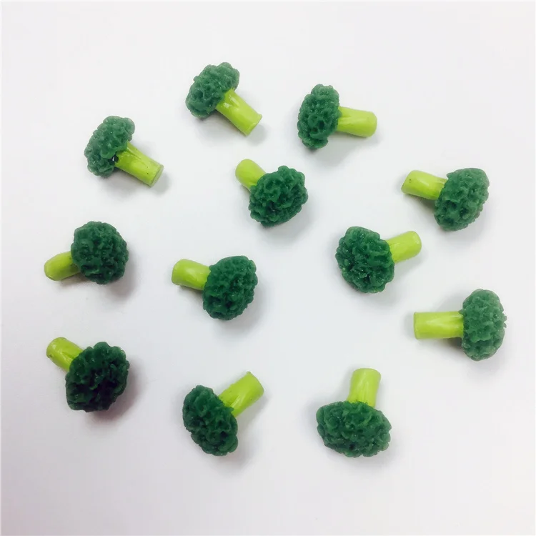 Dollhouse Crafts Miniature Vegetables Mini Broccoli For Diy Doll ...