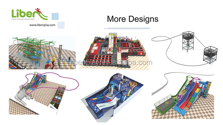 Commercial Sky Rider Indoor Park Adventure Playground Zip Line