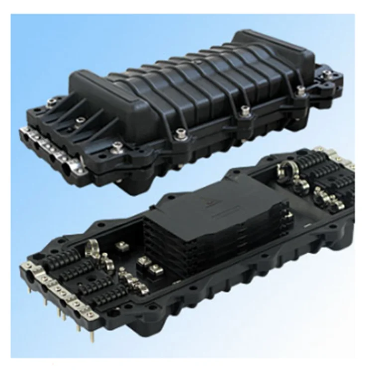 4 In 4 Out 96 Core Horizontal Fiber Optic Joint Splice Closure With 8 ...