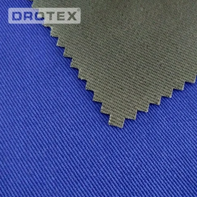 Aramid Fire Resistant Modacrylic Cotton Blended Fabric Stripe Polyester ...