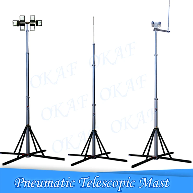20m Pneumatic Telescopic Pole Mast For Camera And Lighting Okaf ...