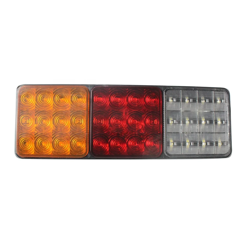 Adr Rectangle 24 Volt Stop Indicator Turn Rear Led Truck Lights - Buy ...