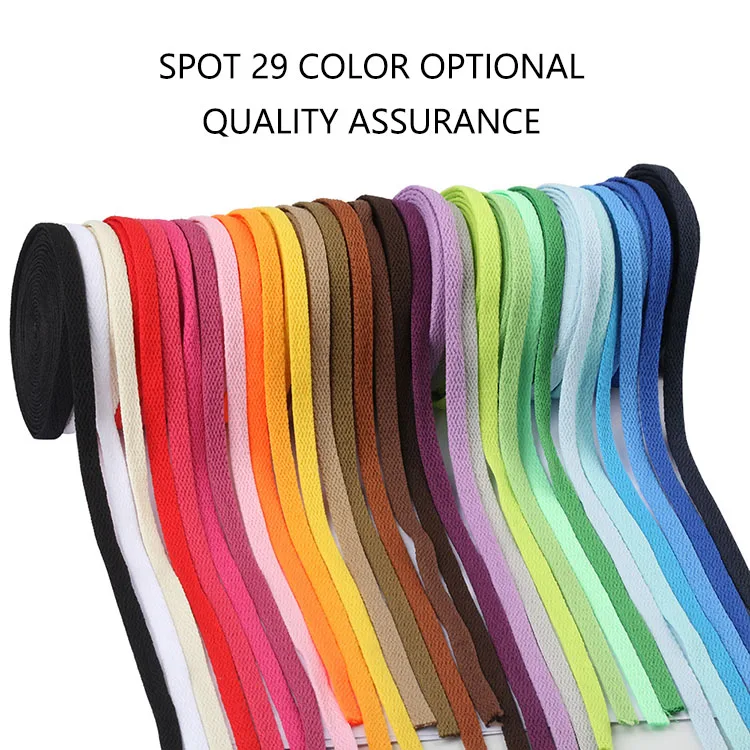 Custom Multi-color Polyester Football Shoe Laces 100 Meter Per Roll ...