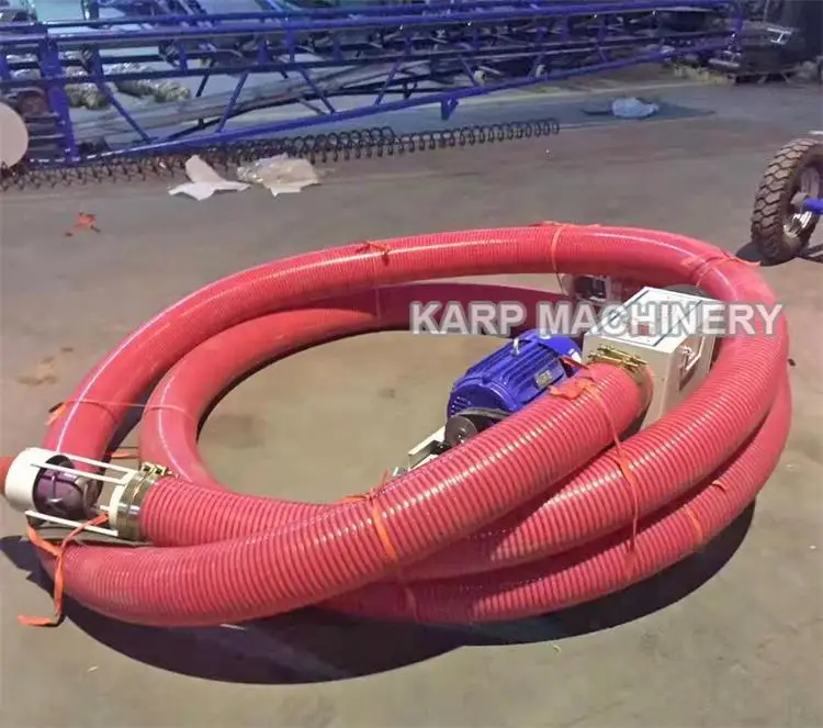 Plastic Flexible Screw Conveyor For Wheat & Grain Handling - Oem