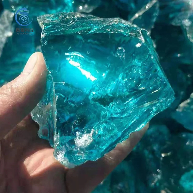 Gabion Glass Rock Crystal Rocks Glass For Landscaping Garden Glass ...