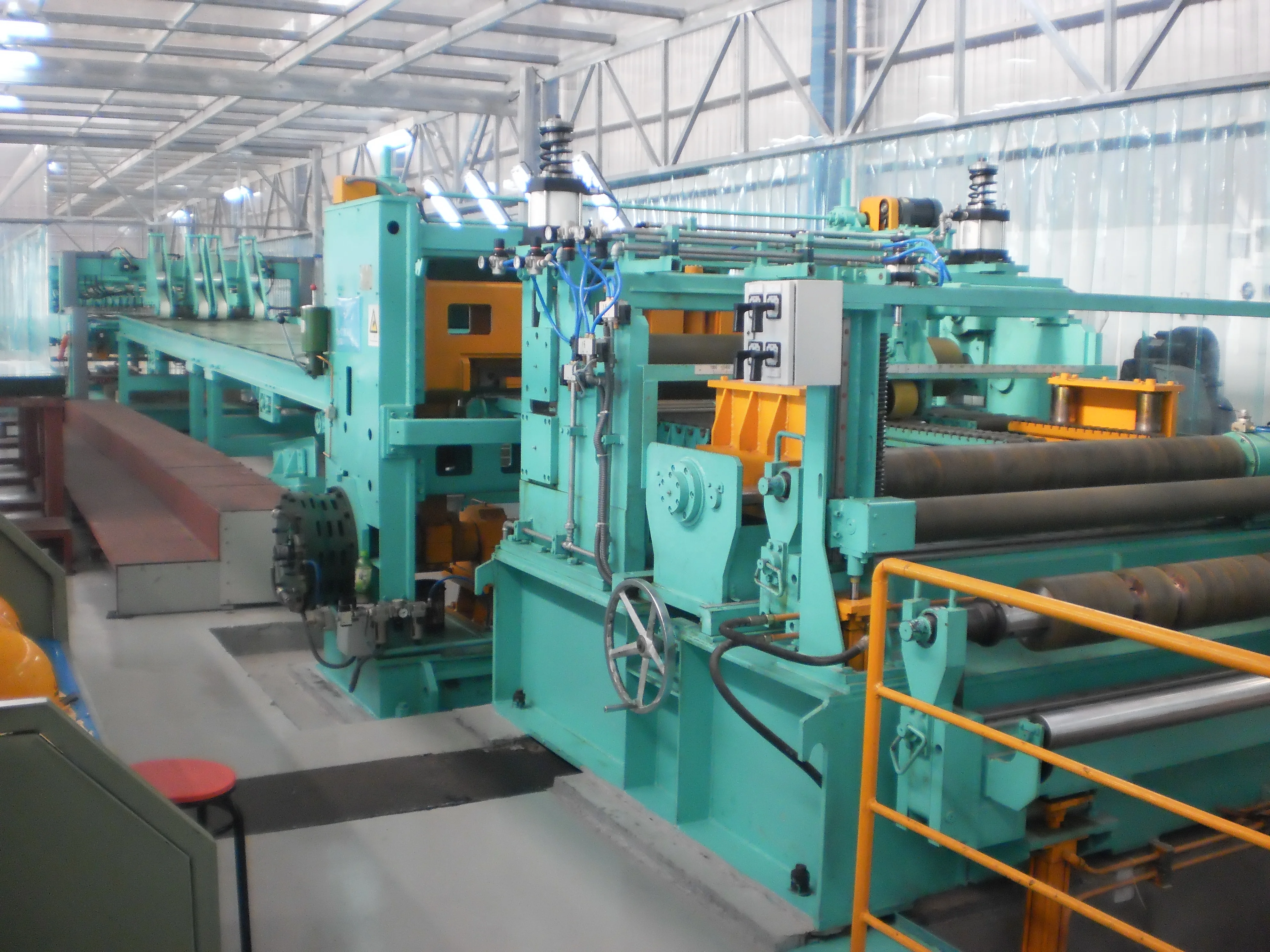 Sheet Metal Uncoiling and Leveling Shearing Production Line/cut to Length Line Extended ...