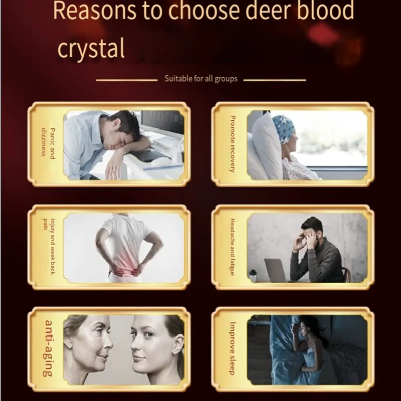 Healthy Deer Blood Crystal Powder - Nourishing & Energizing