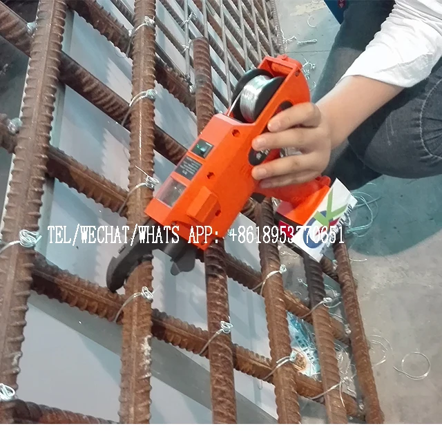 Steel Strapping Machine Ecu-controlled System Steel Bar Rebar Strapping ...