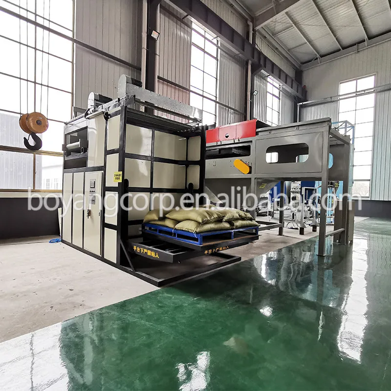 Automatic Pallet Unloading Station Pallet Bag Unpacking Unloader ...