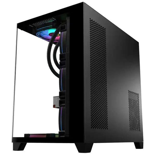 Sate(k896 7fans)oem New Design Tempered Glass Computer Case & Towers ...
