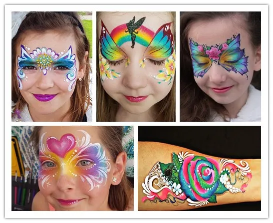 Halloween Carnival Fancy Dress Party Face Paint Kits