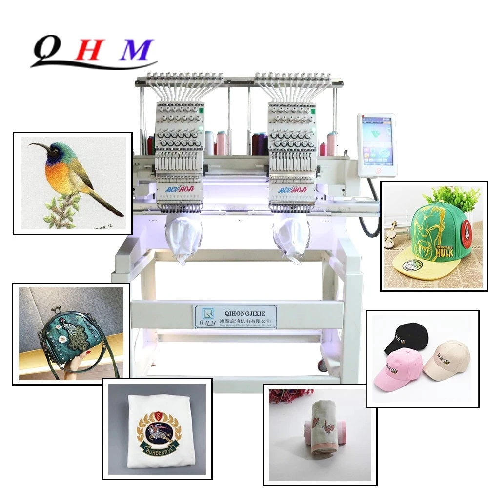 Two Head Computerized Same Feiya Embroidery Machine Price For Tshirt ...