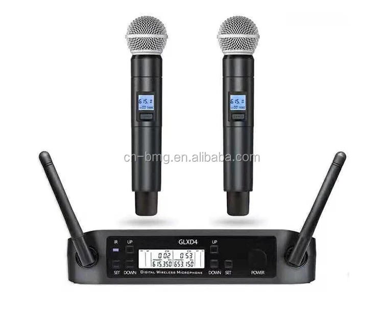 GLXD4 Wireless Microphone - Top 5A Quality for Live Sound