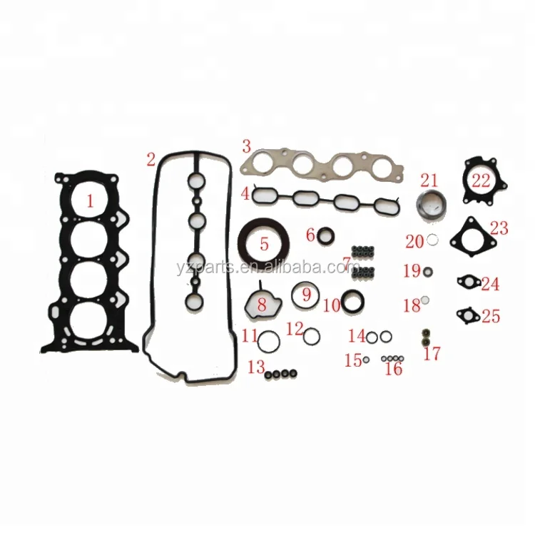 2NZ 2NZ-FE Engine Repair Gasket Kit for Toyota Corolla