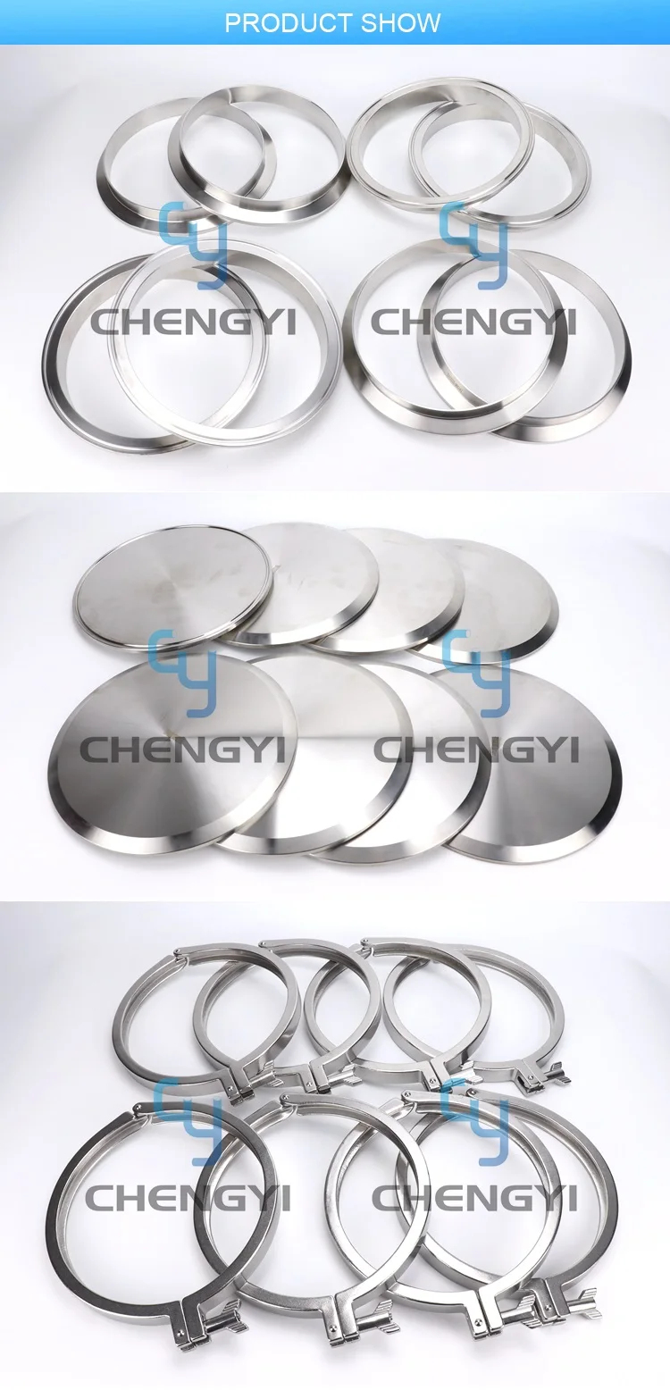 DN100-DN200 Stainless Steel Pipe Fittings - Clamp Assembly