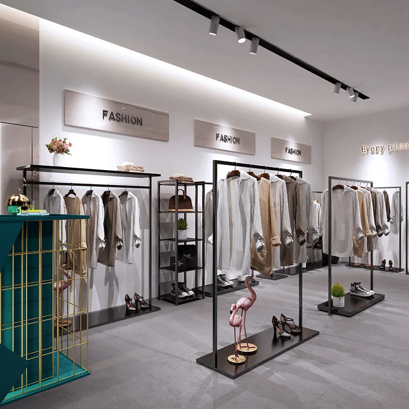 Factory Direct Heavy Duty Single-Sided Clothes Display Racks Shelf for ...