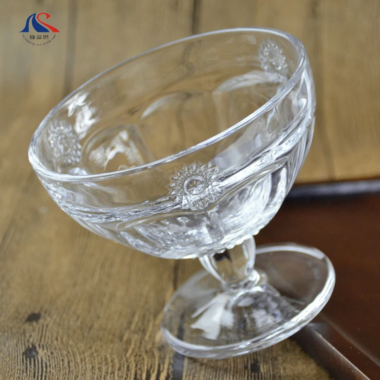 8 온스 아이스크림 유리 그릇밀크 쉐이크 디저트 샐러드 유리 그릇 작은 스탠드 Buy 아이스크림 유리 그릇샐러드 유리 그릇디저트 유리 그릇 Product On