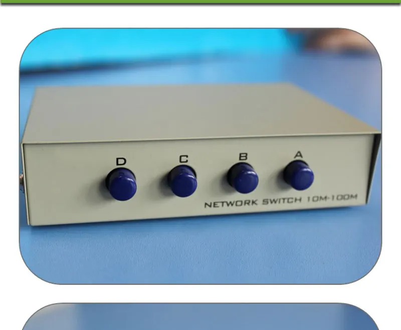 4port Network Switch Splitter Selector Hub 4-in 1-out Or 1-in 4-out ...