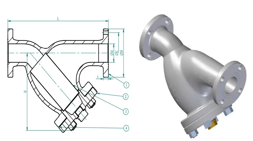 JIS F7220 5K&10K CAST IRON Y STRAINER - Durable & Efficient