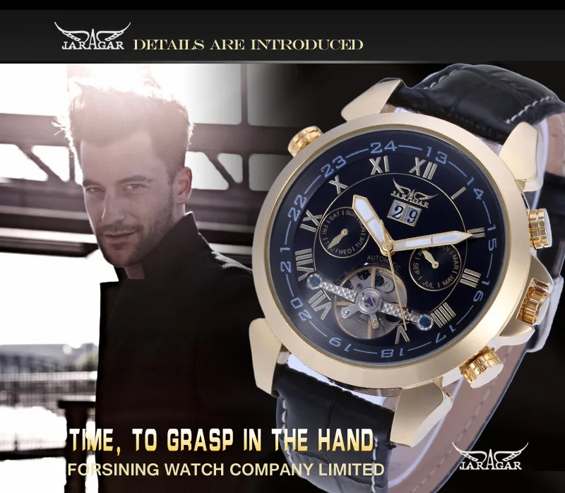 Jargar Factory Tourbillon Mechanical Watch Relogio Reloj Flying Custom ...