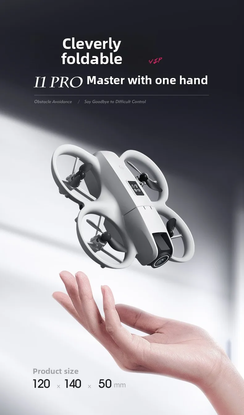 2025 Hot Sale I1 PRO 4K Camera Drone with 6 Axis Control