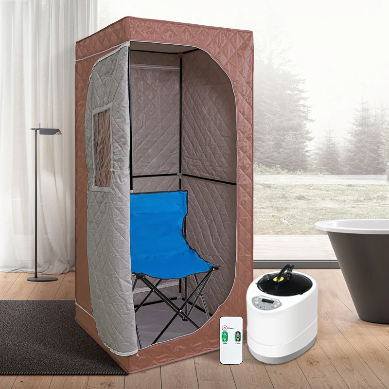 Saunaking Portable Steam Room - 2.6L Ozone Sauna Capsule