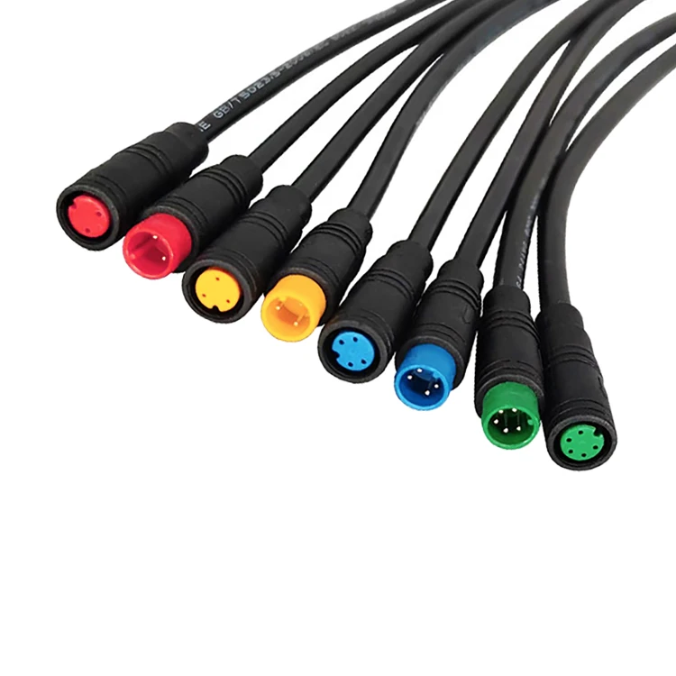 Red MINI Scooter Ebike Julet M8 2 3 4 5 Pin Waterproof Connector