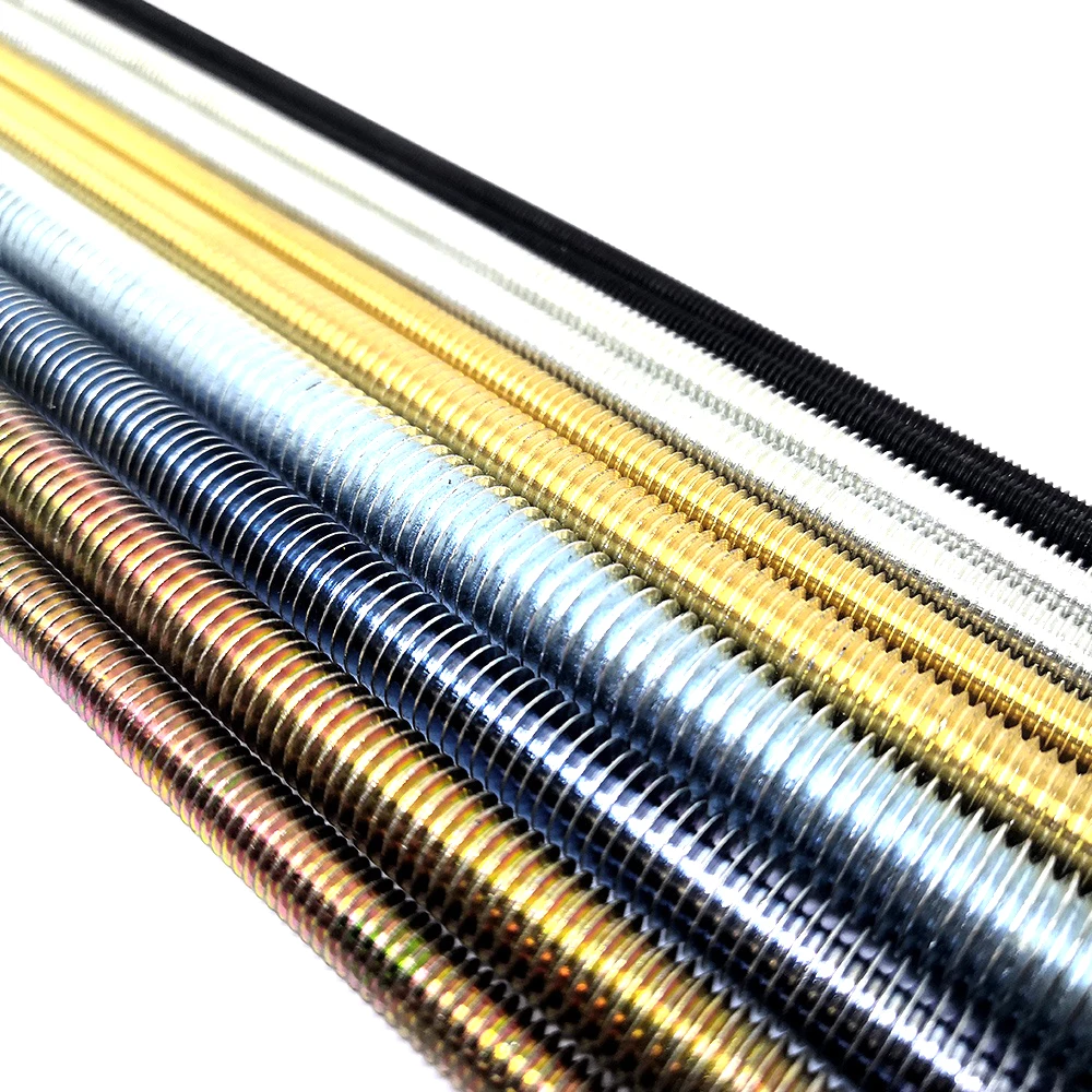 3/8-16 X 6" Zinc Plated Threaded Rod Studs Atr Full Thread Steel - Buy ...