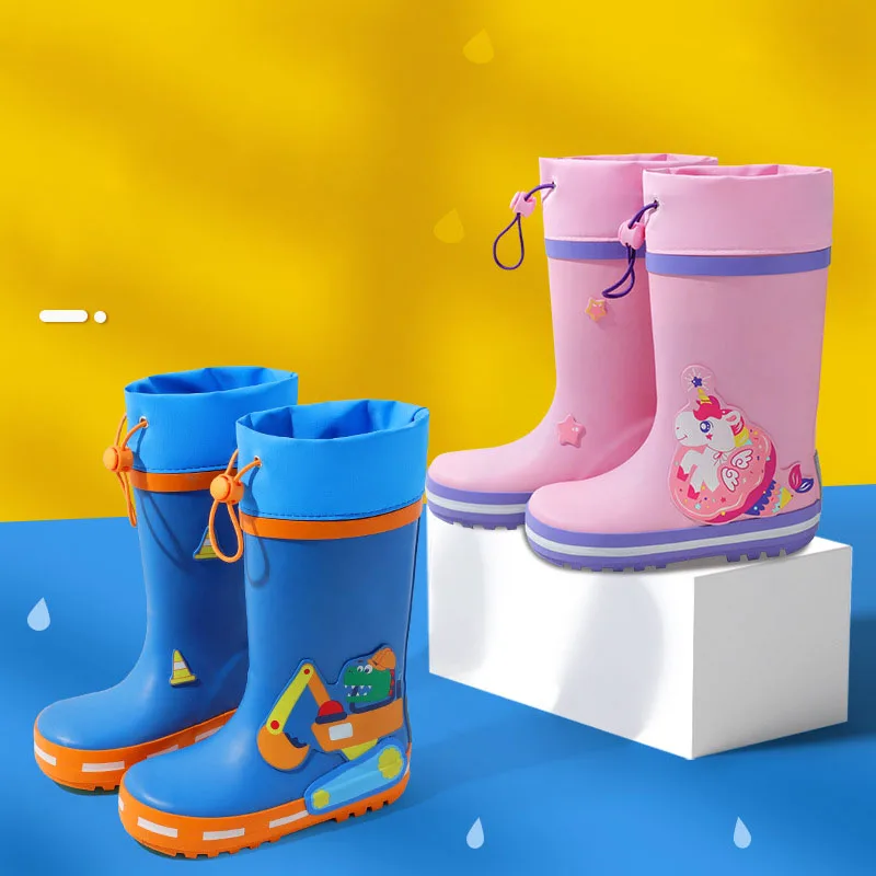 New Style Kids Rubber Boots Waterproof Wellingtons Wholesale Children ...