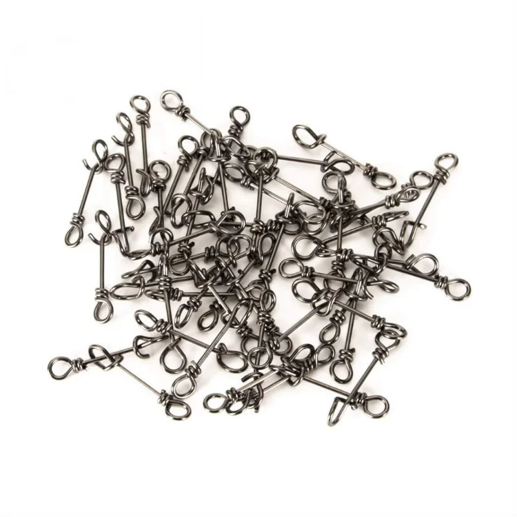 Stainless Steel Quick Lock Fishing Snaps Swivels & Snaps Connector for ...