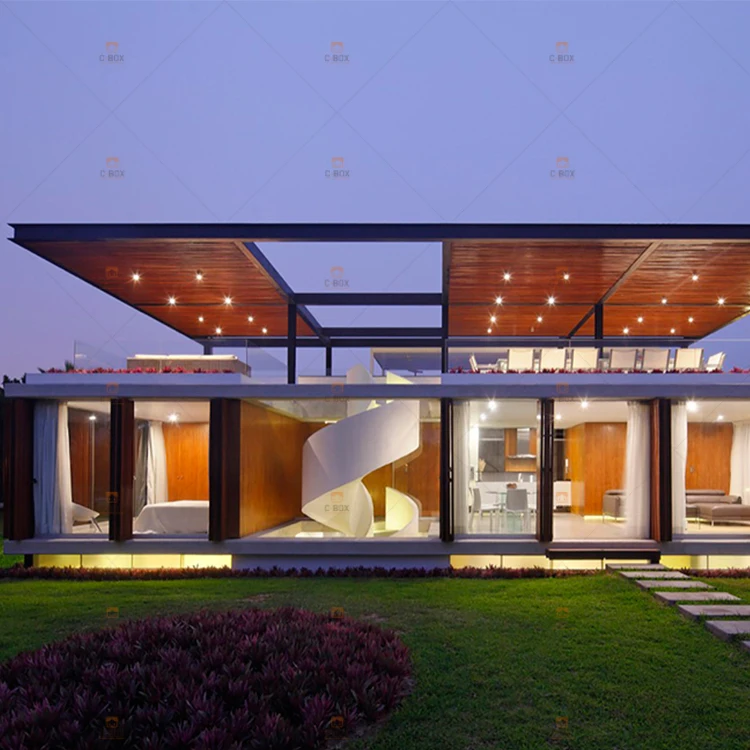 Light Steel Villa Steel Structure House Luxury Villa House ...