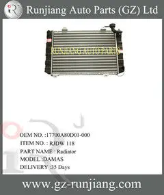Wholesale Radiator for Daewoo Tico - OEM No. 17700A78B00-000