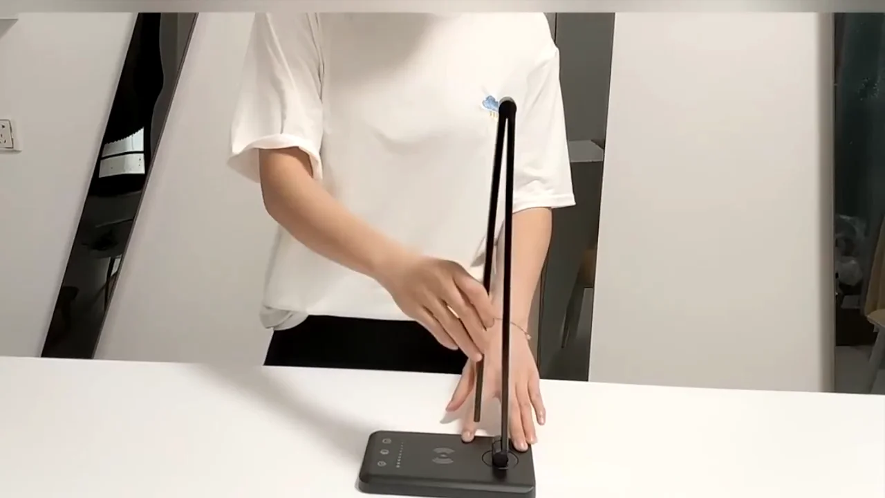 New Products Led Wireless Charger Desk Lamp Touch Control Time Led ...