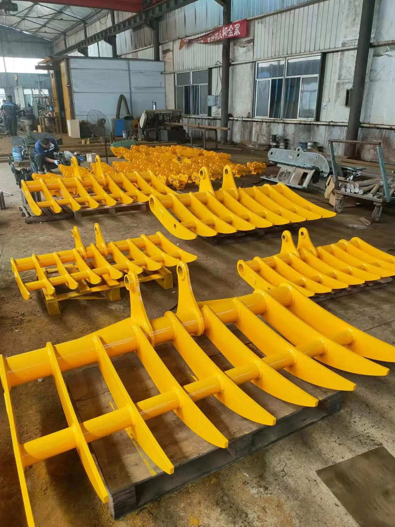 Excavator Attachment Manual Root Rakes Mechanical Big Ripper Rakes For ...