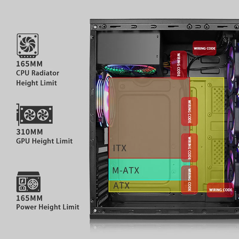 Custom ATX White Host Cabinet Pc Gaming Computer Cases| Alibaba.com