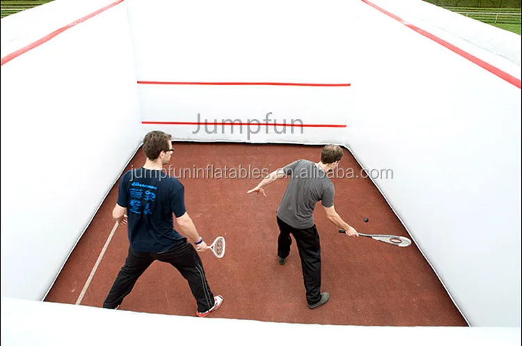 Three Exercise Walls Air Continuous Inflatable Squash Court for Adults ...