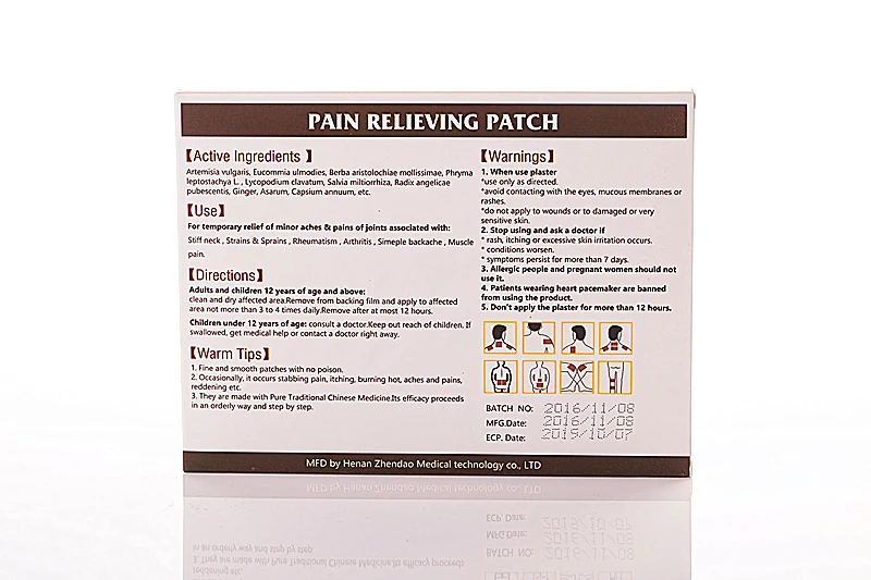 New Arrival Products 2024 Chinese Traditional Herbal Patches Long Time ...