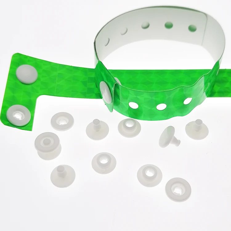 One Time Using Disposable Plastic Wristband Snap Lock Two Parts Plastic ...