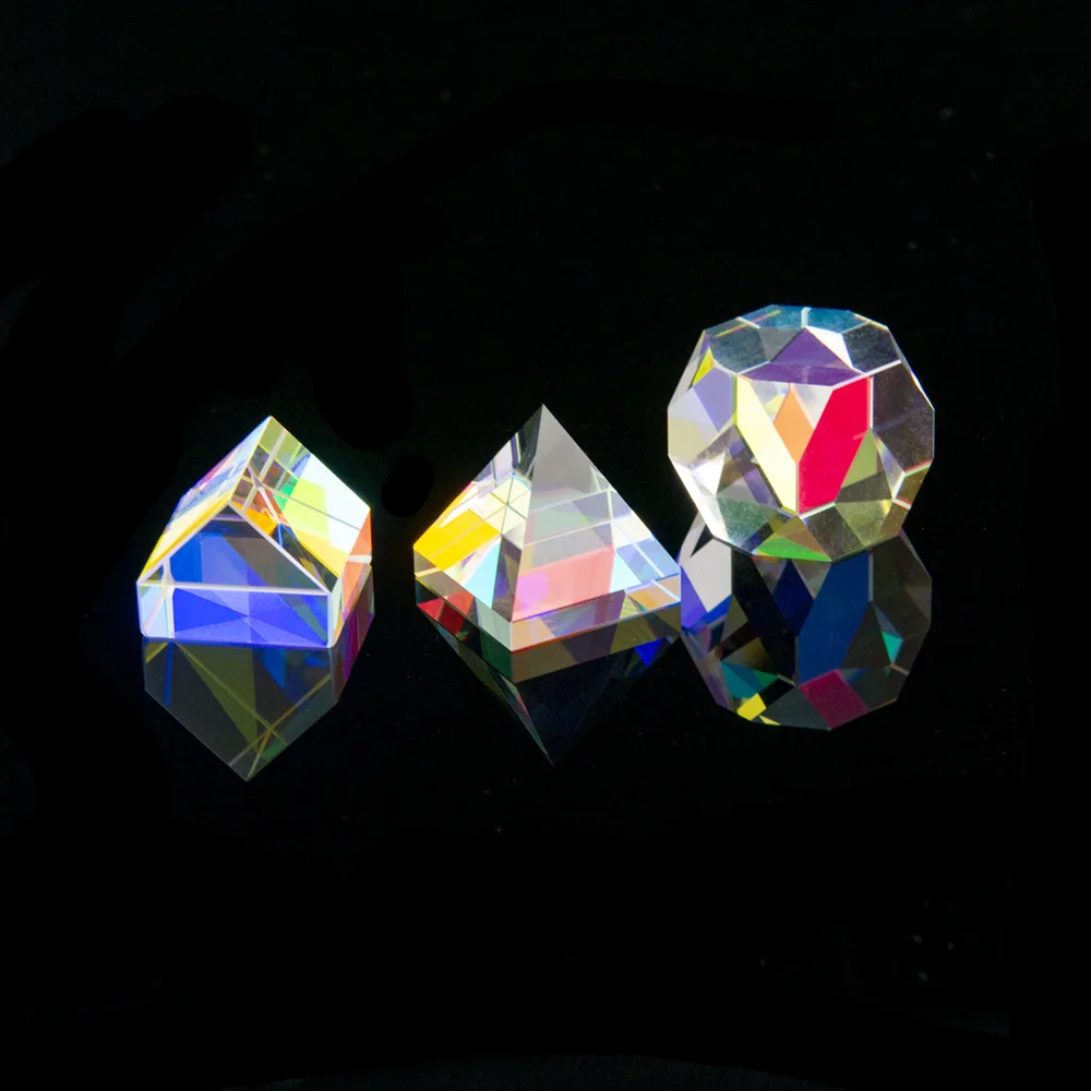 Cube Optical Glass Chromatic Prism Beam Splitter Prism
