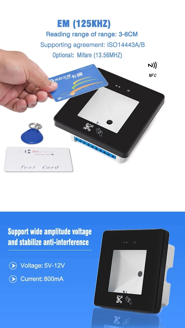 Mini Smart Access Control QR Code Reader by Joneytech