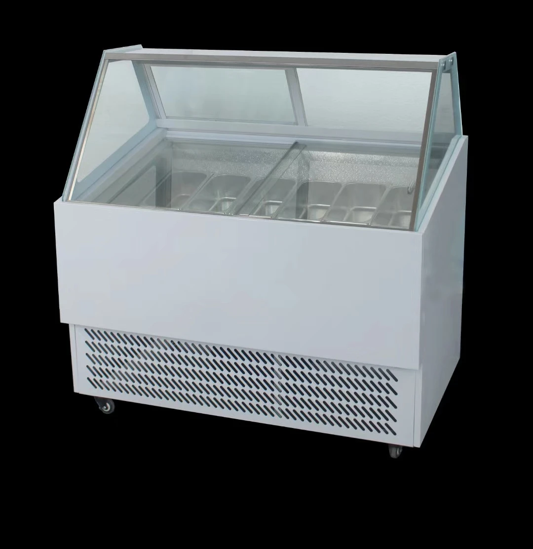 Popsicle Display Cabinet - Gelato Refrigerated Showcase