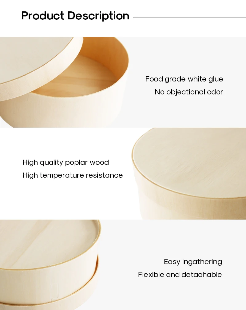 Balsa Wood Cheesecake Bakery Wooden Christmas Round Veneer Cheese ...