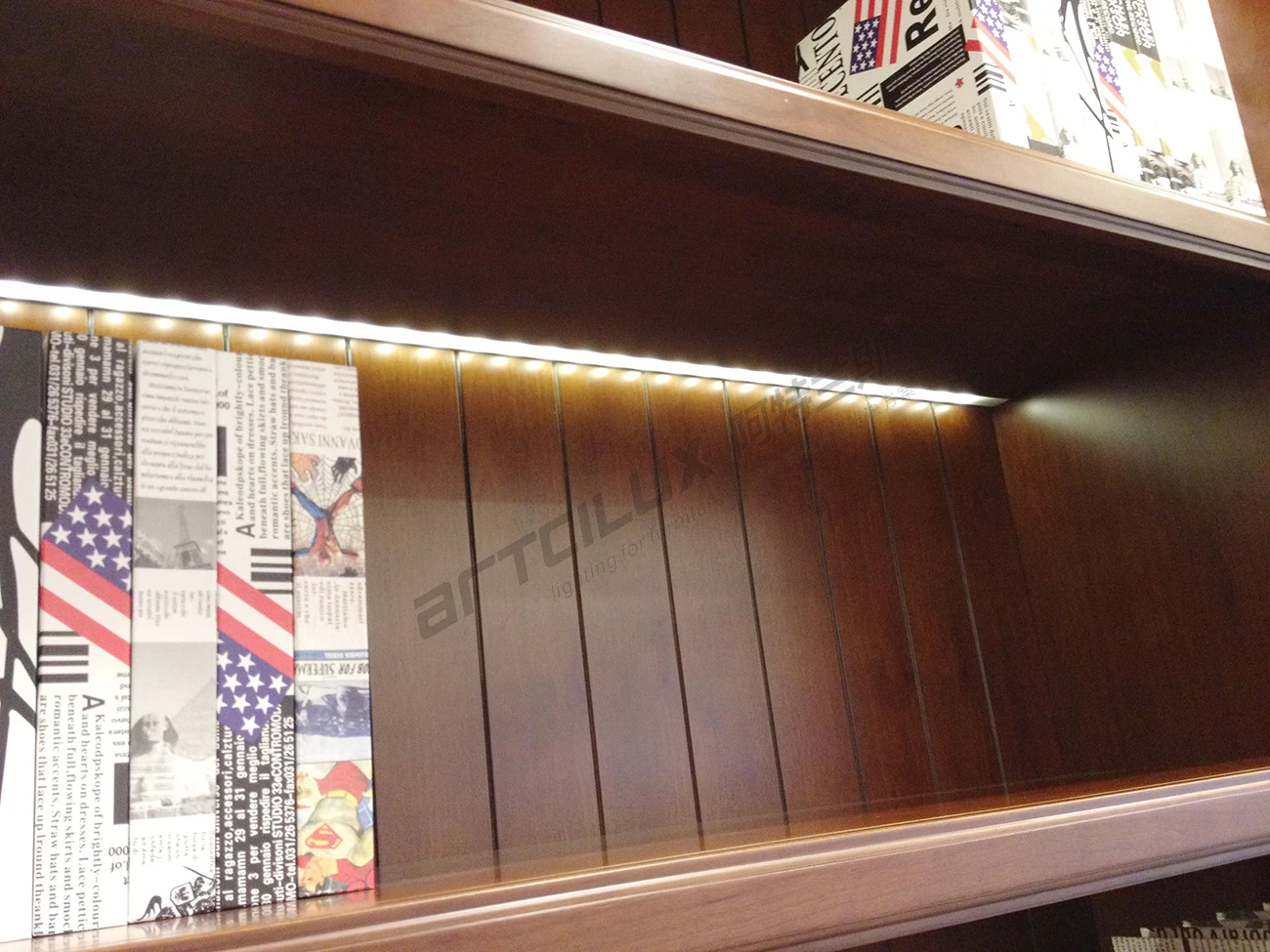 LED Shelf Light Kit - Modern Edge Lighting for Cabinets