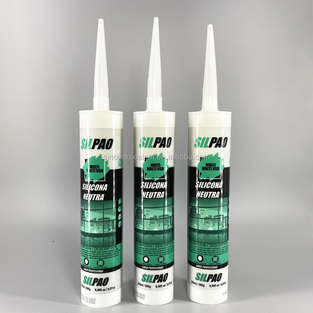 G2100 Empty Cartridge Clear Expansion Joint Acid Silicone Sealant