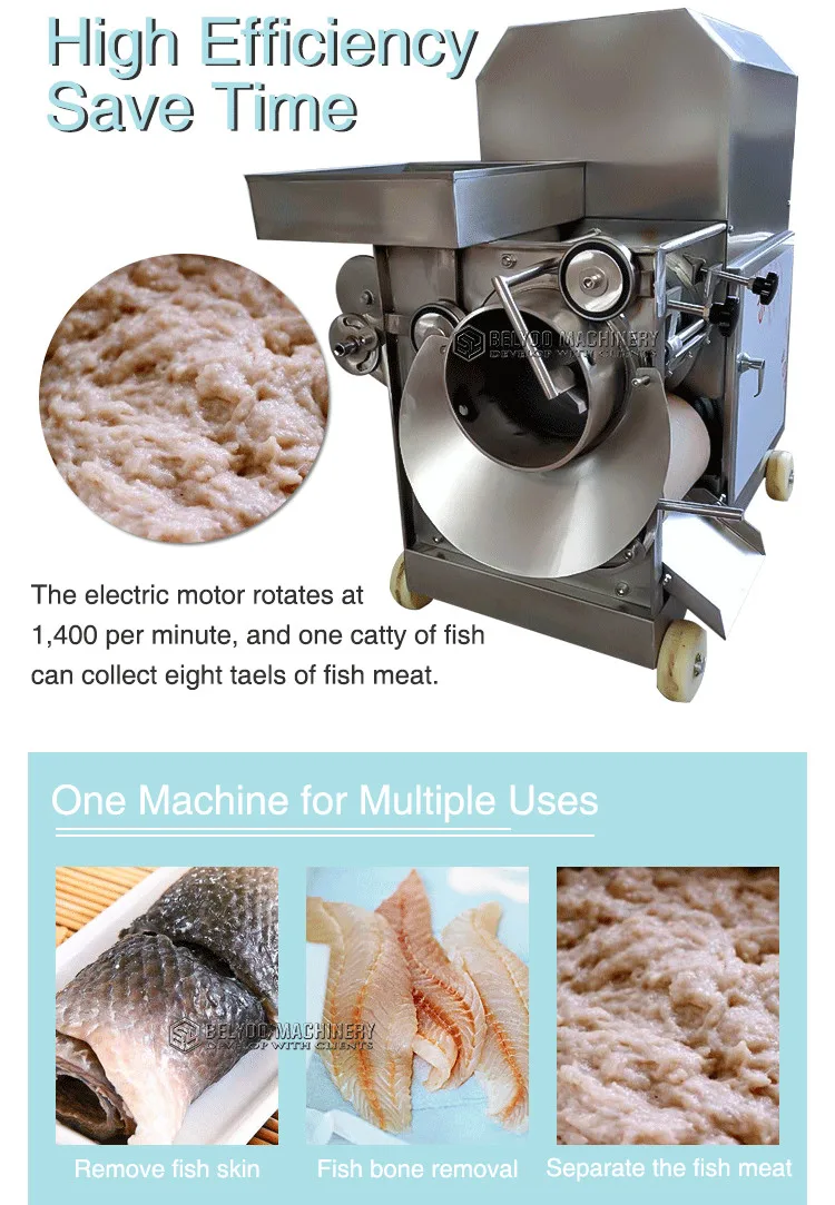Carp Bones Removal Processing Fish Deboner Machine Fish Meat Bone ...